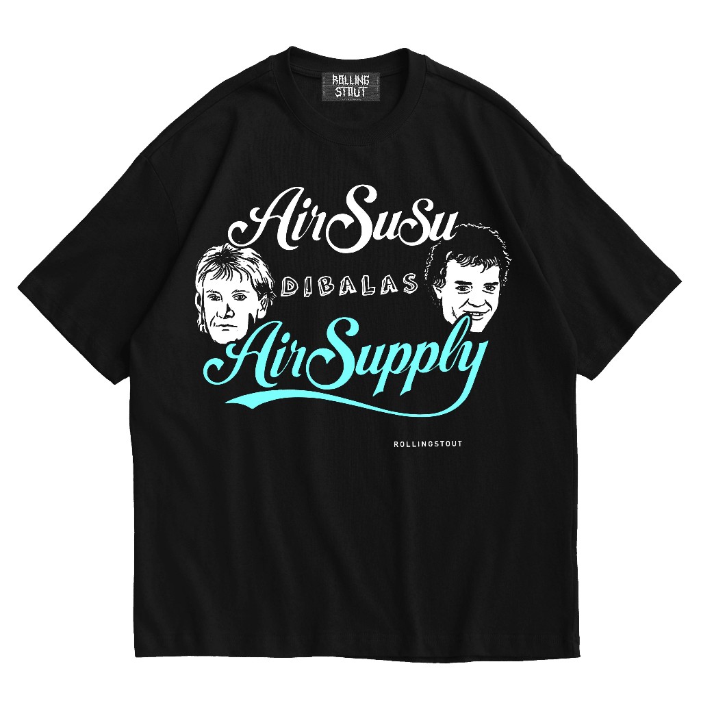 Jual Tshirt - Air Susu Di balas Air Supply | Kaos Band | BAJU MUSIK METAL ROCK | Rollingstout ...