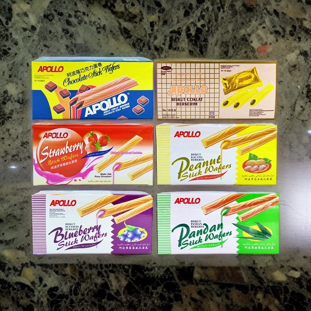 Jual Apollo Sticks Wafer Malaysia | Shopee Indonesia