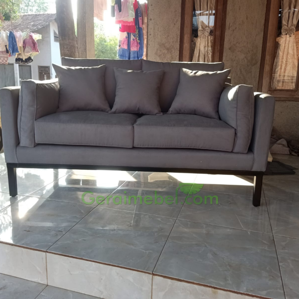 Jual Sofa Living 2 Seater Minimalis Modern Model Sofa Industrial Retro ...