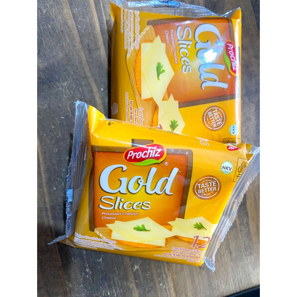 Jual PROCHIZ Gold Keju Slice 12 slice | Shopee Indonesia