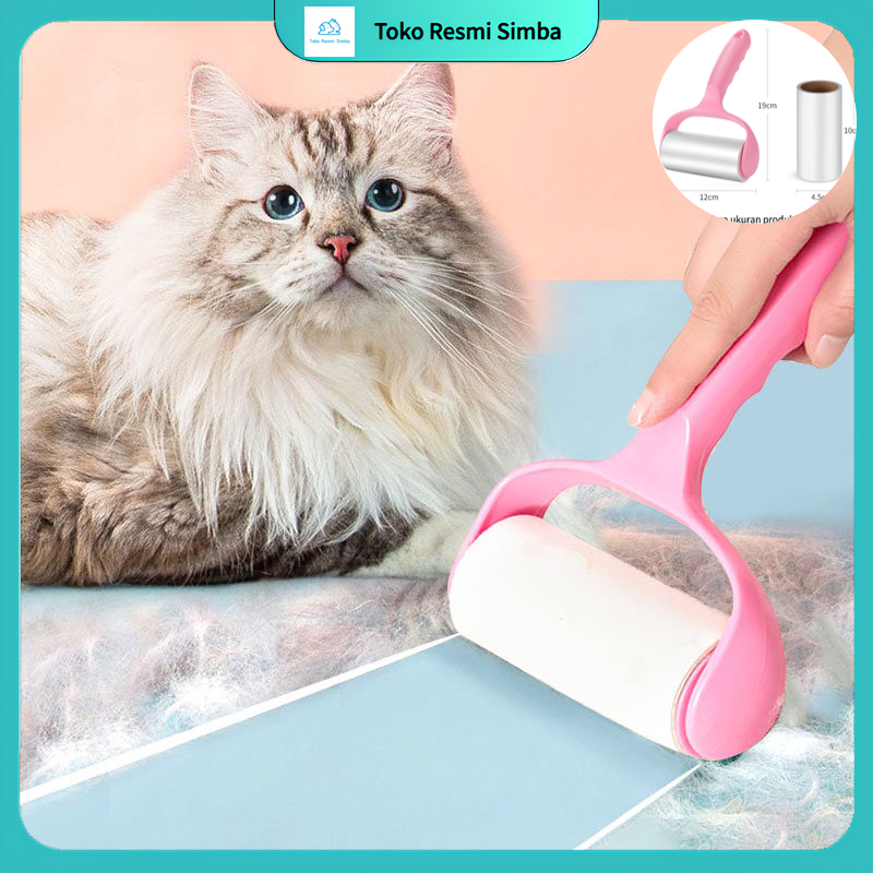 Jual Roll Sticky Roll Pembersih Bulu Kucing Debu Di baju Pakaian Roller ...