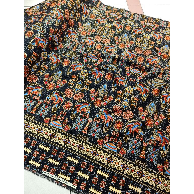 Jual kain batik papua semi sutra bahan batik papua meteran kain batik ...