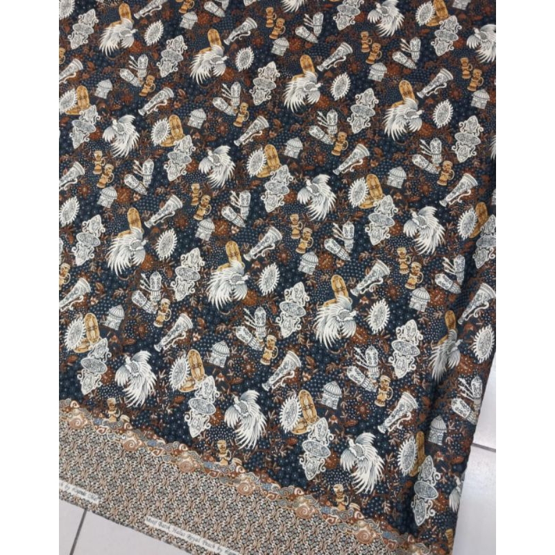 Jual kain batik papua semi sutra bahan batik papua meteran kain batik ...