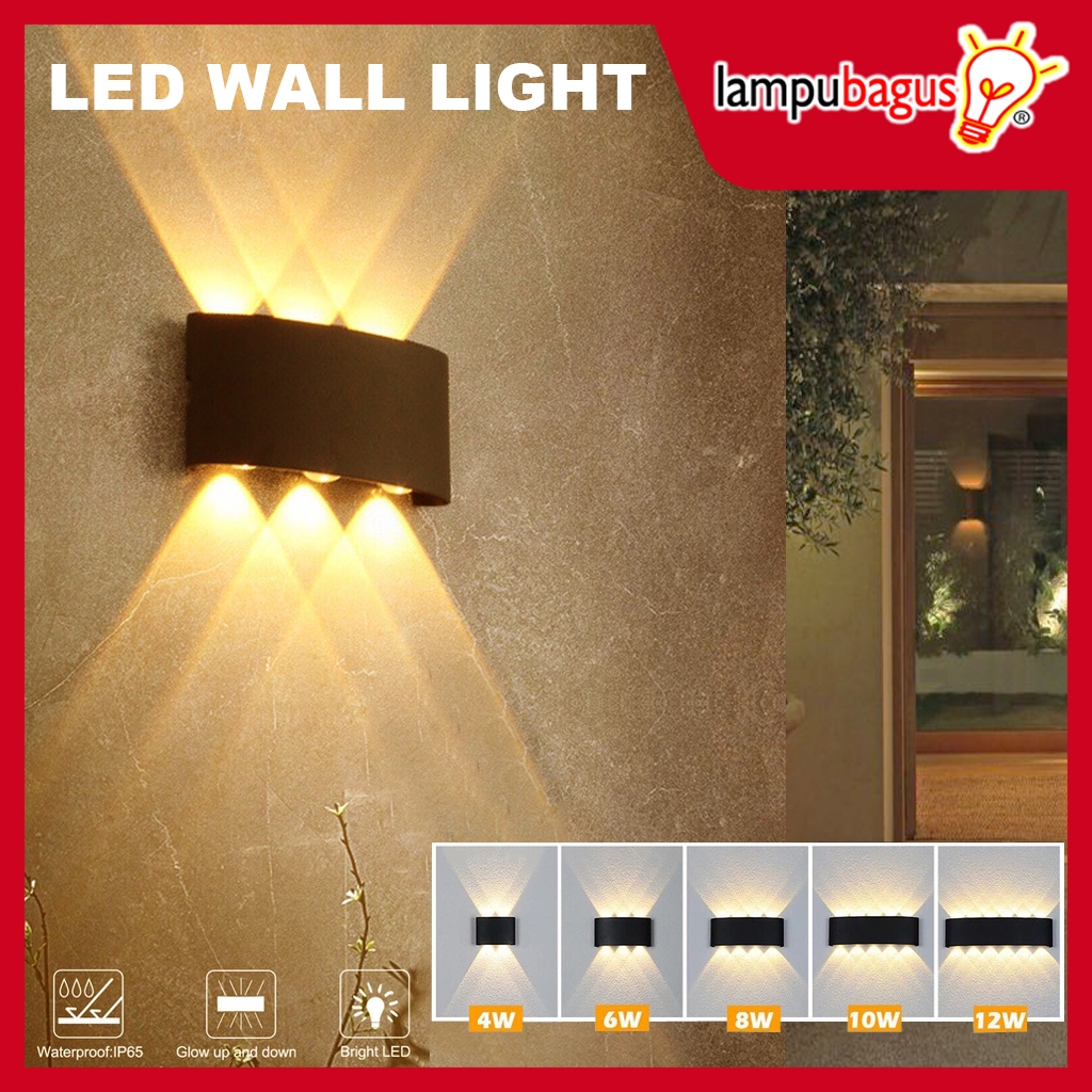 Jual Lampu Dinding Minimalis / Lampu Hias Dinding Tempel LED Teras ...