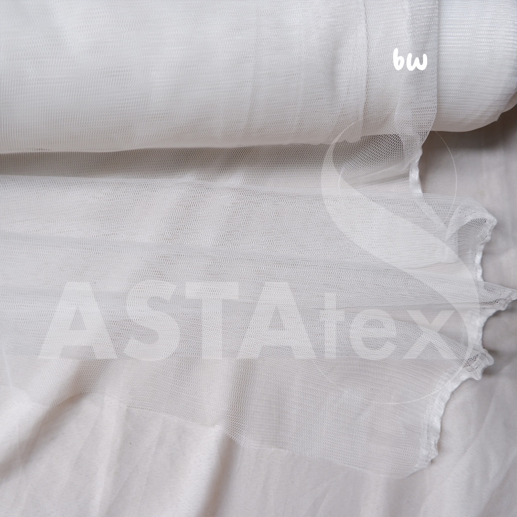 Jual (per meter) KAIN TILE POLOS HALUS / KAIN TULLE / SOFT TULLE / SOFT ...