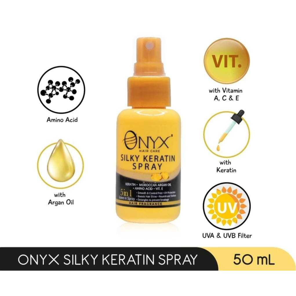 Jual ONYX Hair Serum | Hair Tonic | Silky Keratin Styling Heat ...