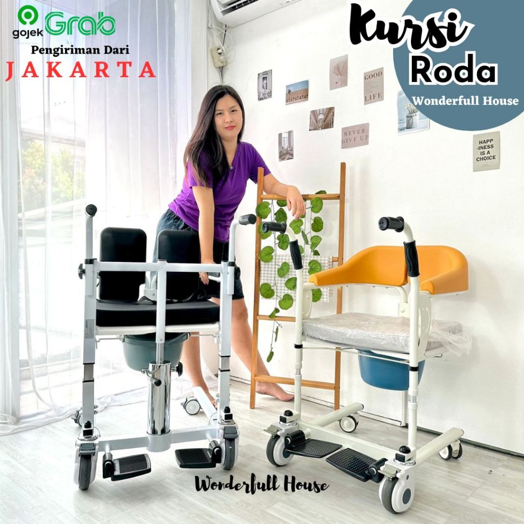 Jual Alat Bantu Kursi Roda Transfer Pasien Kursi Roda Dorong Lipat ...