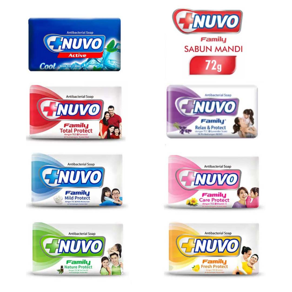 Jual Nuvo Family Bar Soap 76gr SABUN MANDI BATANG CARE FRESH sabun ...