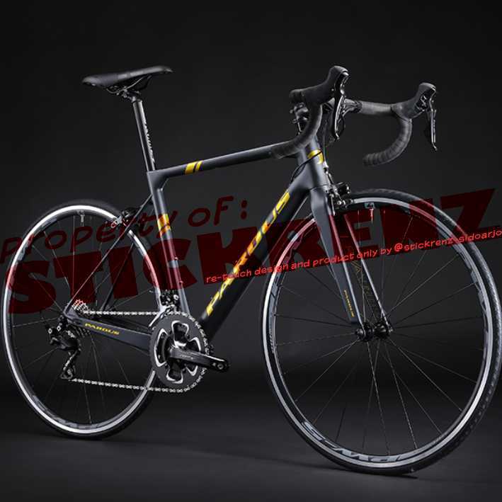 Jual Cutting Sticker Frame Sepeda Roadbike Pardus 01 Custom | Shopee ...