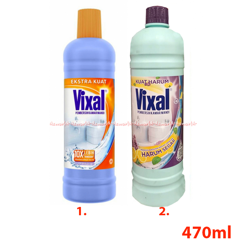 Jual Vixal Ekstra Kuat 470ml Pembersih Kamar Mandi Toilet Kloset 10x ...