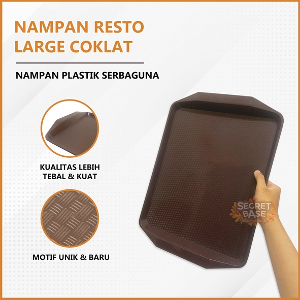 Jual NAMPAN RESTO - Baki / Nampan Aesthetic Plastik / Food Tray Nampan ...