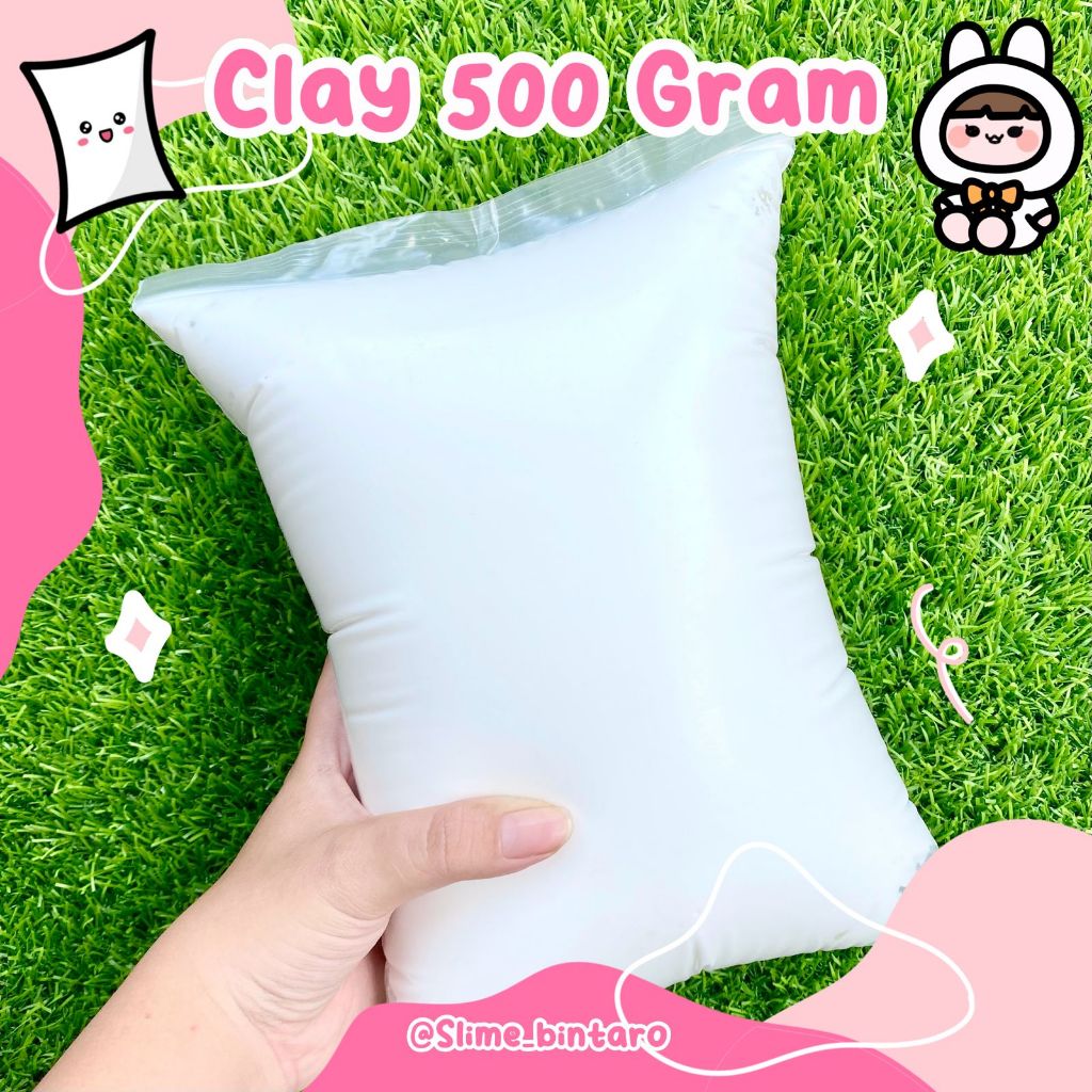 Jual 500 GRAM SOFT CLAY BY SLIME BINTARO DAISO ICLAY AMOS CRAFT || SOFT ...