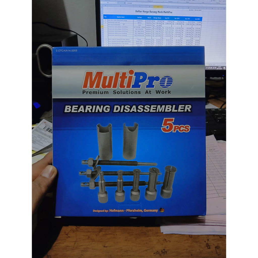 Jual Alat Pelepas Bearing/Treker Bearing/Bearing Disassembler Merk ...