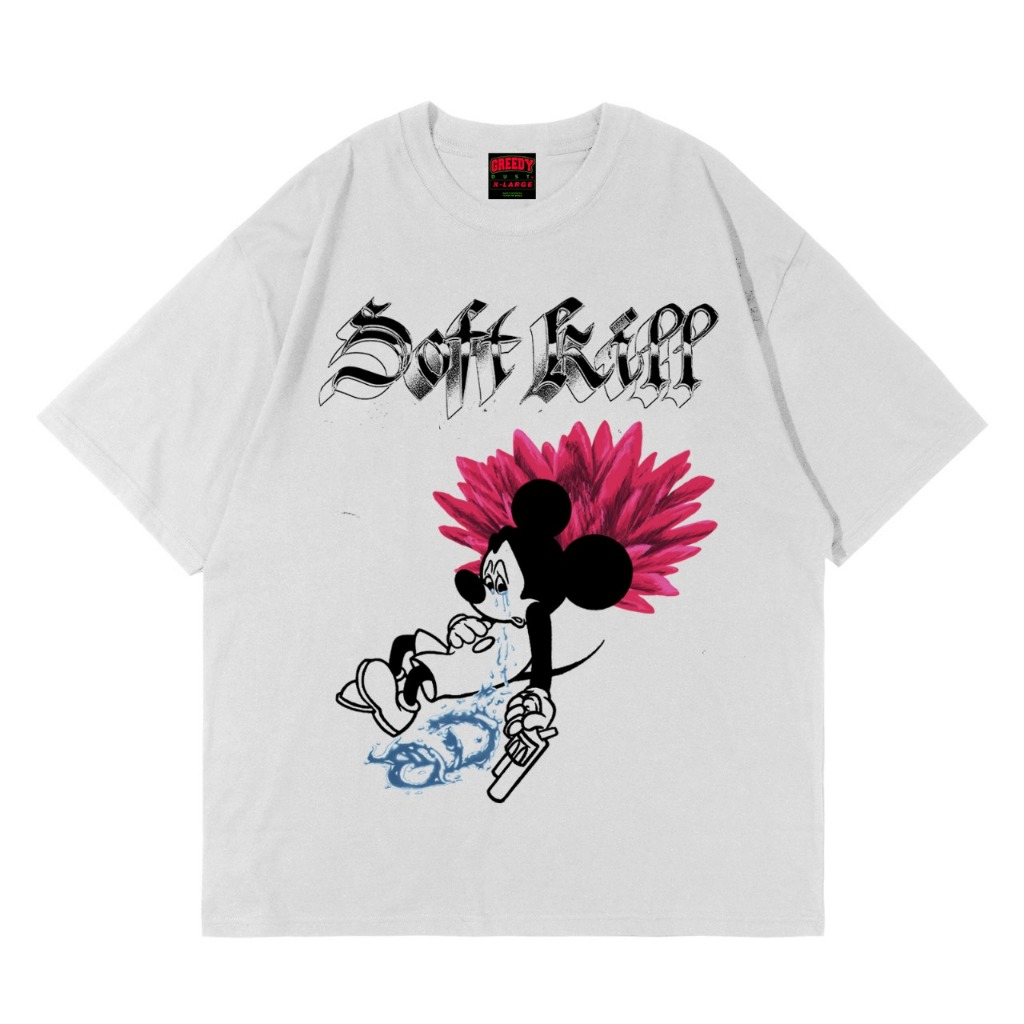Jual Greedy Dust x Soft Kill 'Metta World Peace' White T-Shirt | Shopee ...