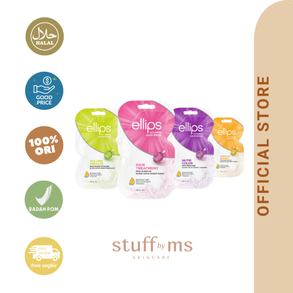 Jual Ellips Vitamin Hair Mask | Shopee Indonesia