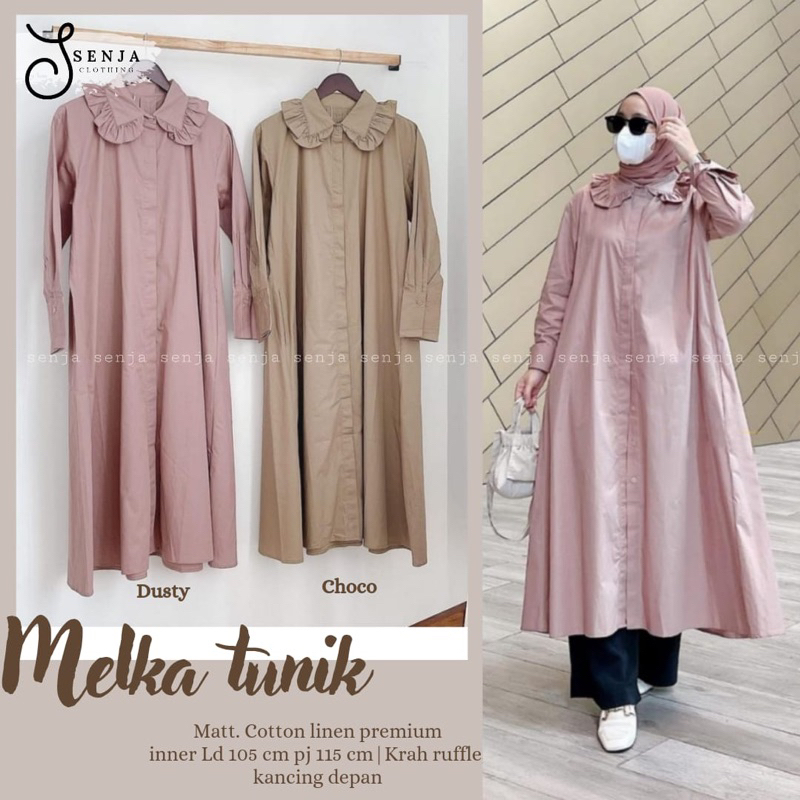 Jual MELKA TUNIK ORI BY SENJA | Shopee Indonesia