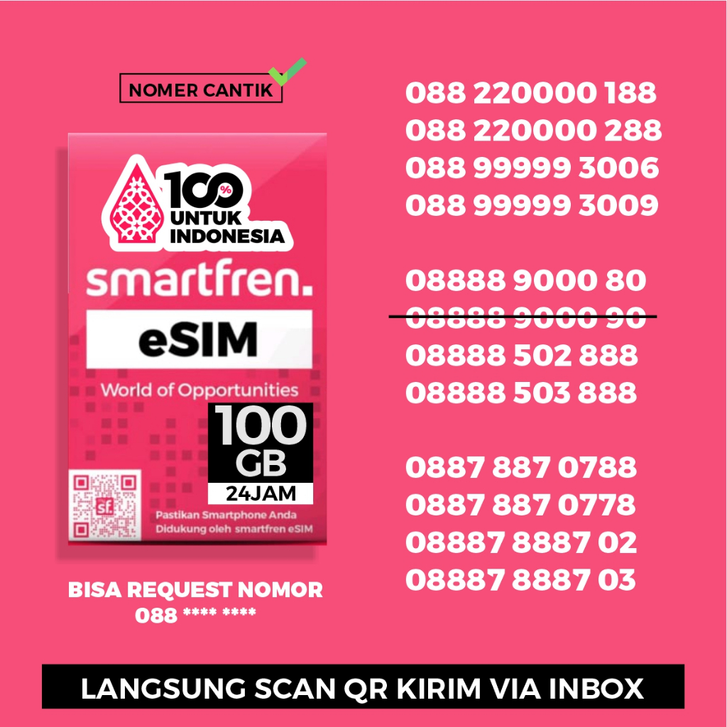 Jual AKTIVASI NOMOR HANGUS SMARTFREN | Shopee Indonesia