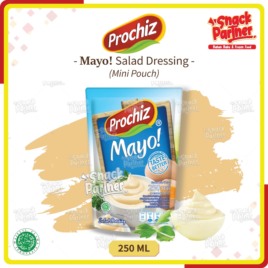 Jual PROCHIZ Mayonnaise 250 GR Mini Pouch - Saos Saus Mayonaise Mayones ...