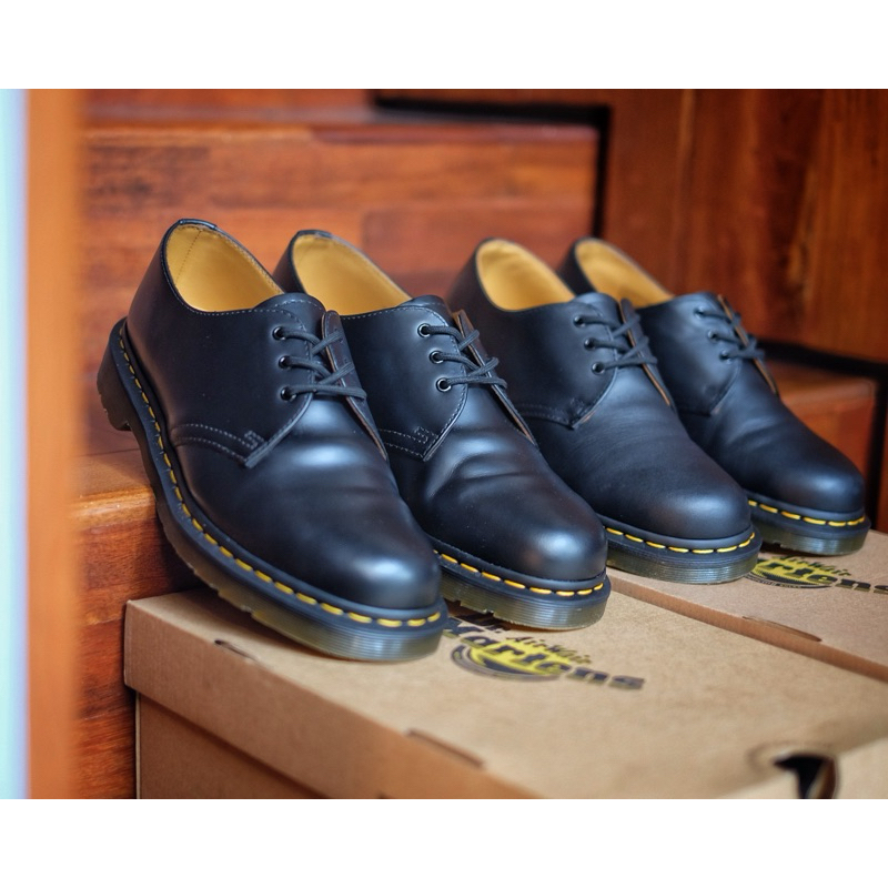 Jual Dr martens 1461 black smooth (second) | Shopee Indonesia