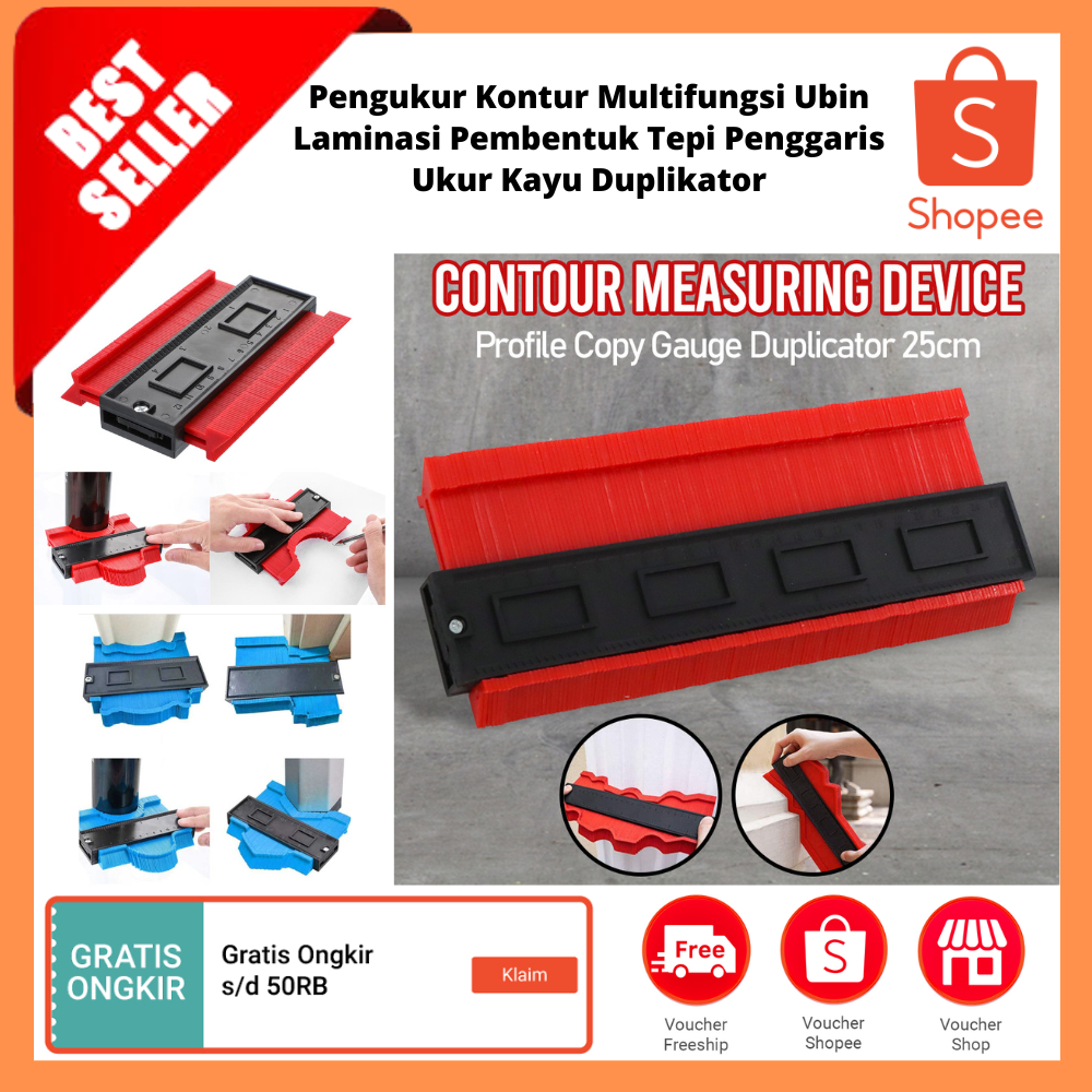Jual Contour Measuring Device Profile Copy Gauge Duplicator 25cm ...