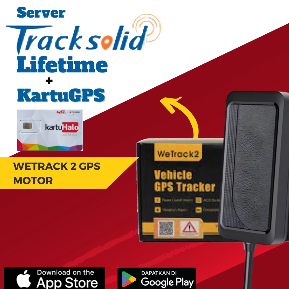 Jual Model Baru GPS Tracker Motor Wetrack 2 + Tracksolid Lifetime + kartuGPS Aktip | Shopee ...
