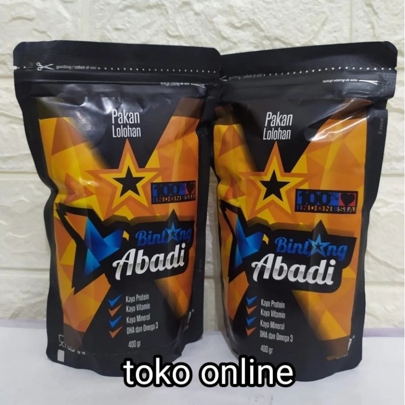 Jual BINTANG ABADI bubur lolohan burung bintang abadi 400gram | Shopee ...