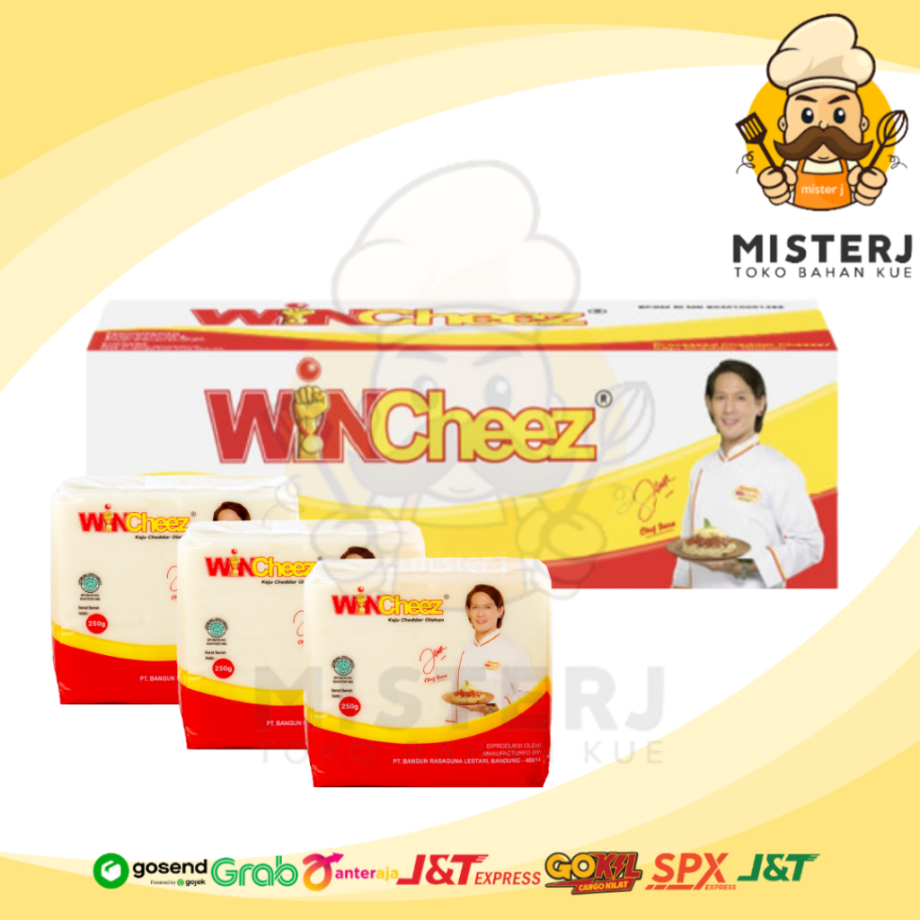 Jual Wincheez 2 Kg 250gr X 8 Pcs | Wincheez Cheddar Cheese | Wincheez ...