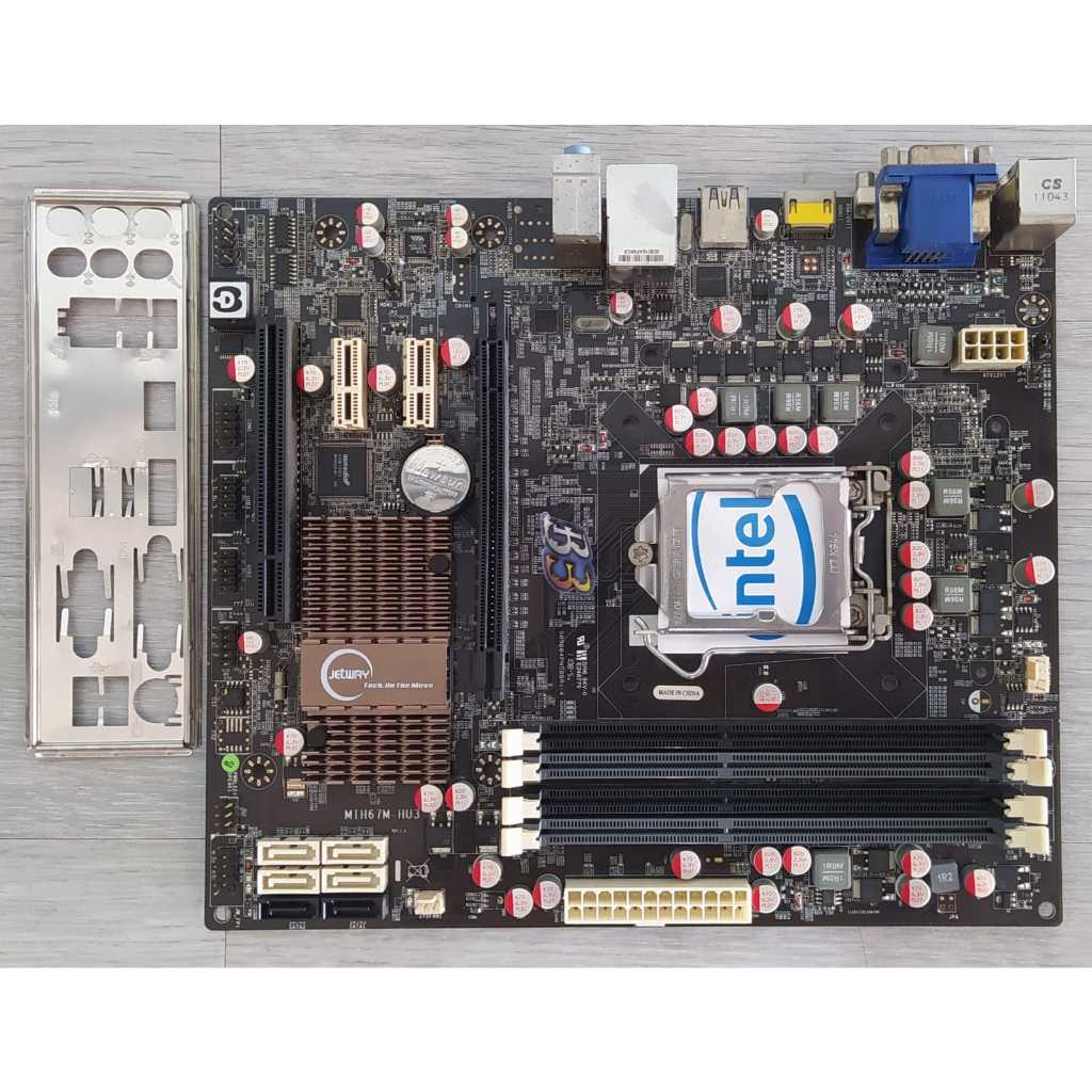 Jual Motherboard H67 Jetway 4 Slot Ram LGA1155 Mainboard Mobo | Shopee ...