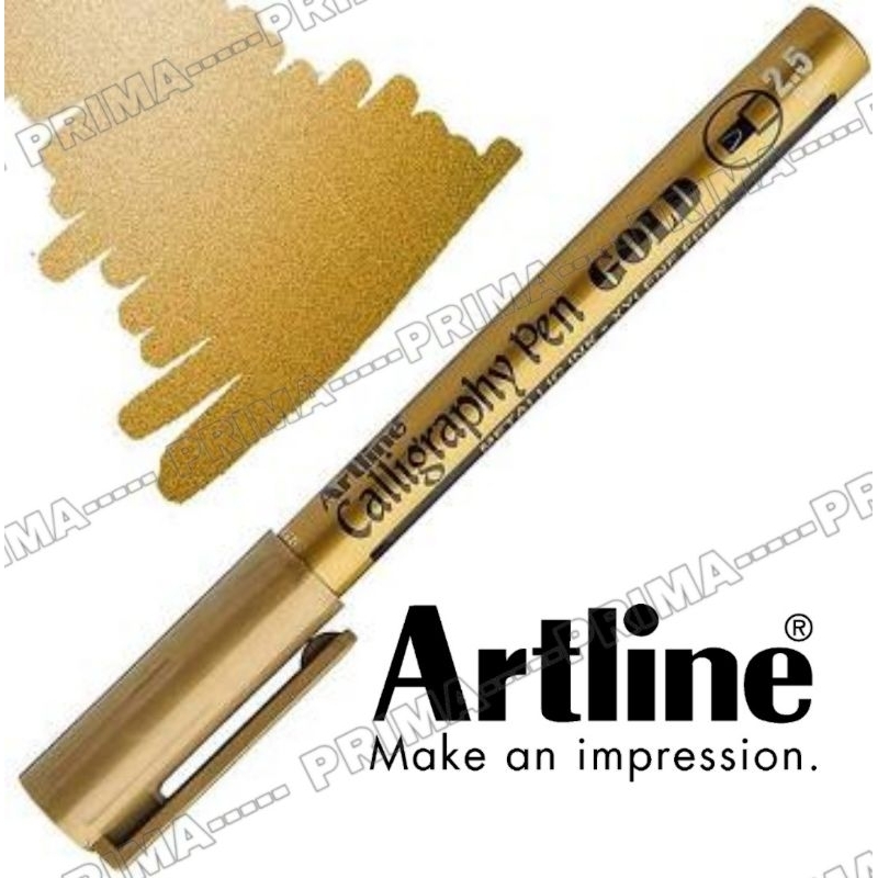 Jual SPIDOL EMAS ARTLINE PERMANEN (TERSEDIA SEMUA UKURAN) | Shopee ...