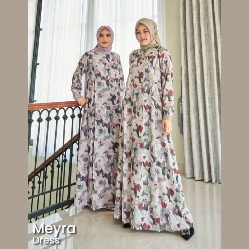 Jual GAMIS MEYRA DRESS BY MAREVI Size Standart dan Jumbo | Shopee Indonesia