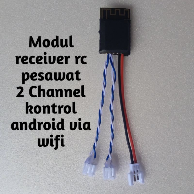 Jual modul wifi receiver rc pesawat mikro 2 channel kontrol android ...