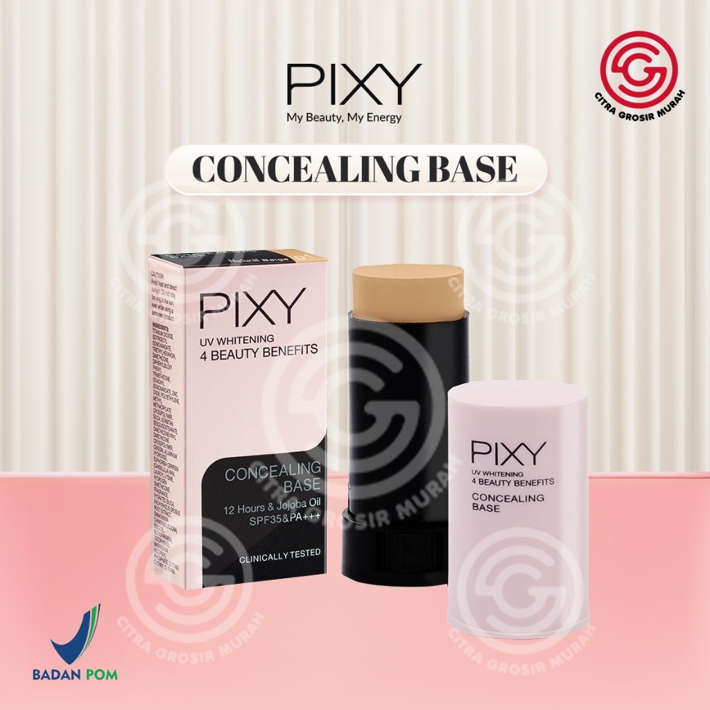Jual PIXY Concealing Base 9gr || UV Whitening 4 Beauty Benefits ...