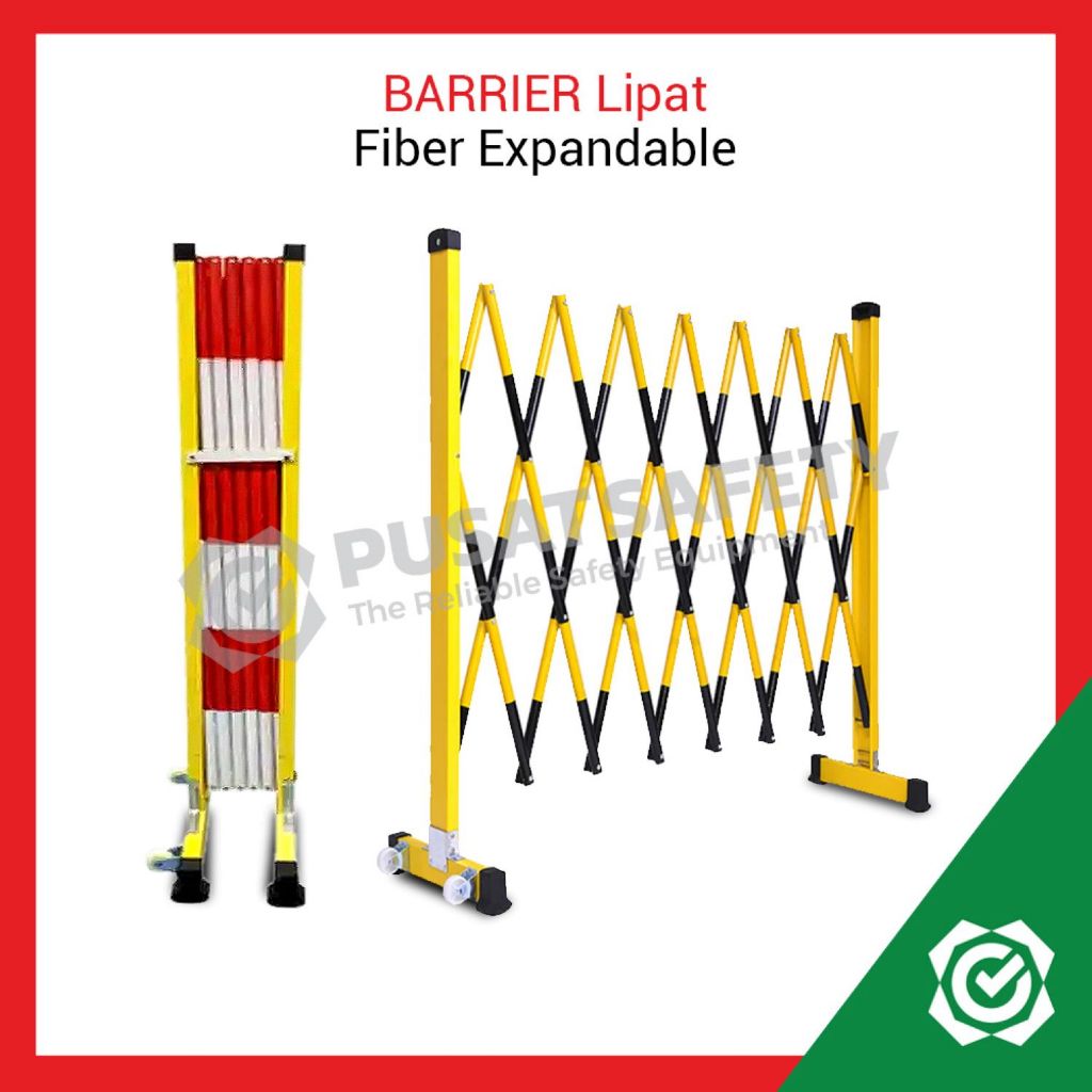 Jual Board Barrier Fiber Plastik Pagar Pembatas Lipat Traffic Road ...
