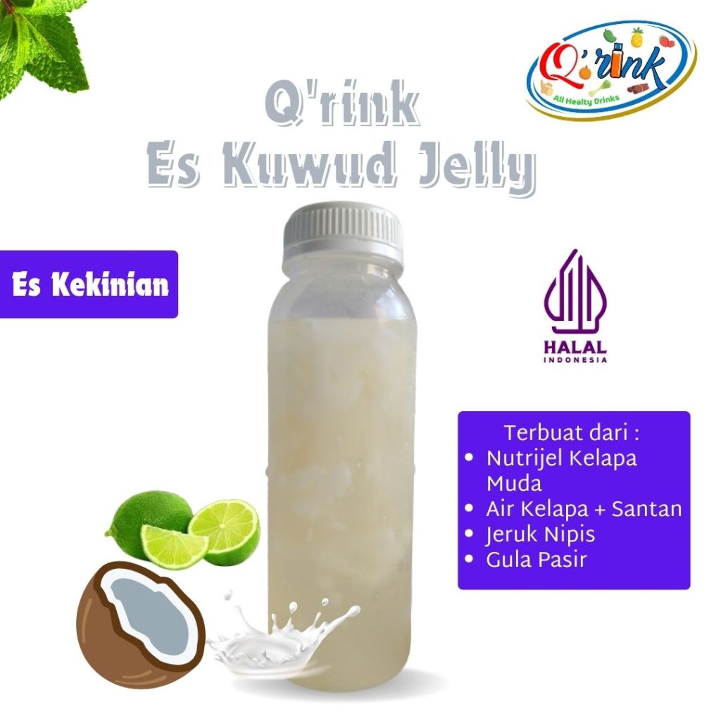 Jual Qrink Es Kuwud Jelly-Es Kekinian Nutrijel Sehat Berserat Tinggi ...