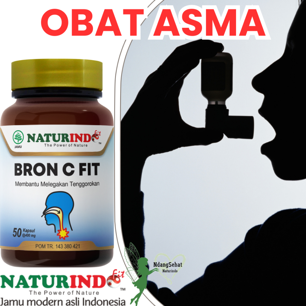 Jual Obat Asma Obat Sesak Nafas Batuk Bron C Fit Herbal Naturindo ...