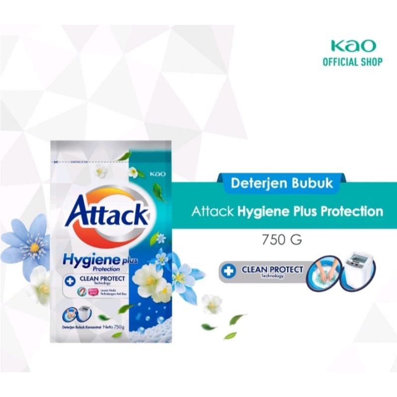 Jual Attack Deterjen Hygiene Plus Protection 750gr | Shopee Indonesia