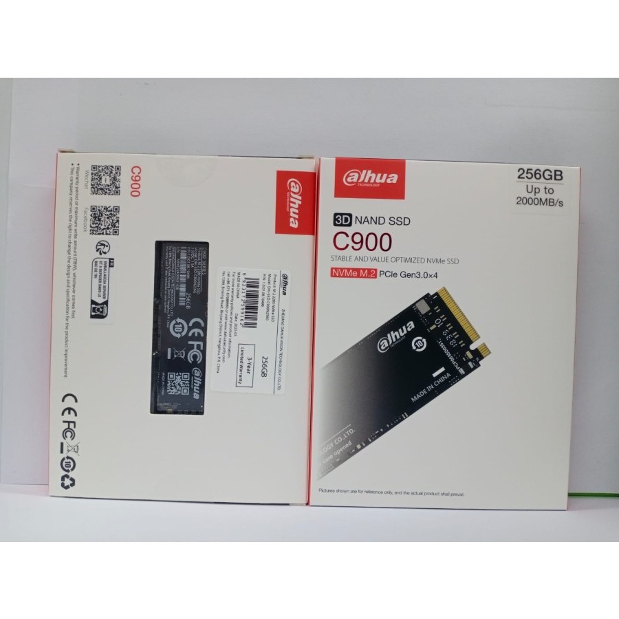 Jual Dahua 3D Nand SSD 256GB NVME M.2 2000mb/s - Dahua SSD C900 Original | Shopee Indonesia