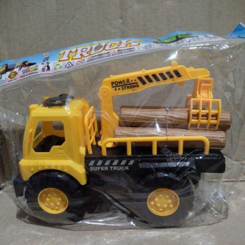 Jual MAINAN TRUK MINI PENGANGKUT KAYU AK 93 | Shopee Indonesia