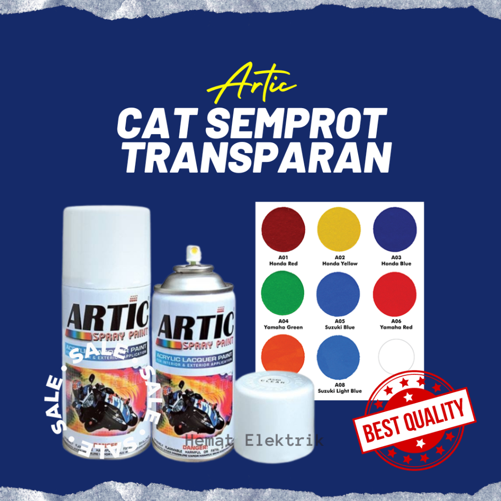 Jual Pilox Cat Semprot Pilok Artic Warna Transparan 300 cc Cat Motor ...