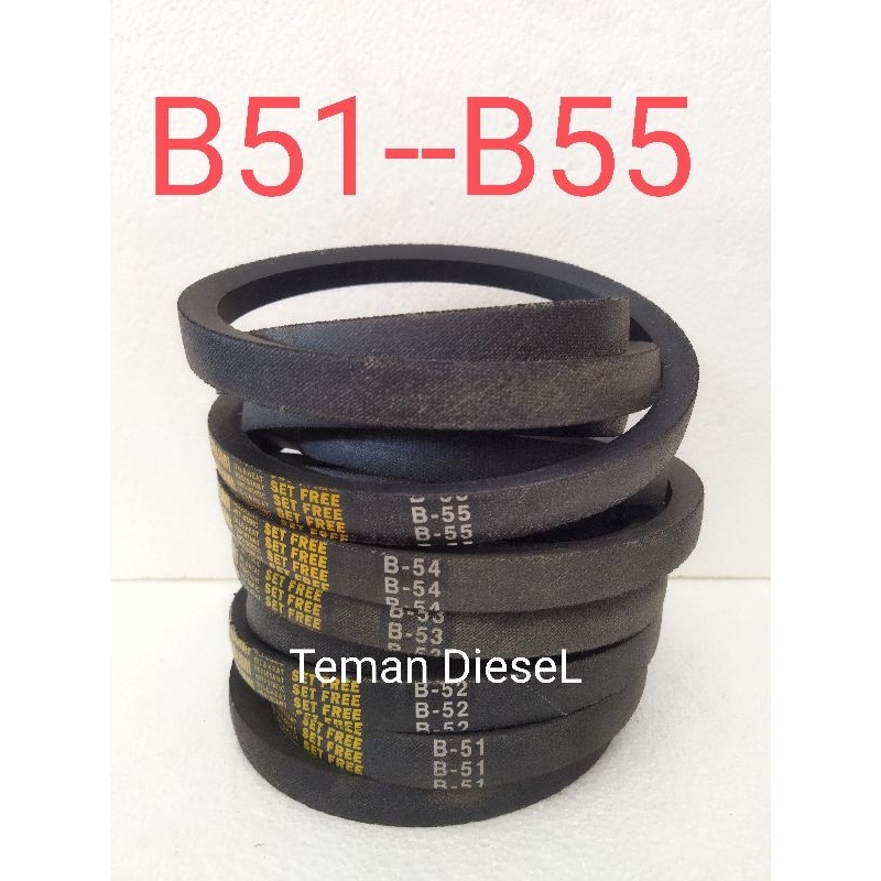 Jual Vanbelt V-belt Mitsuisumi B51, B52, B53, B54, B55 | Shopee Indonesia
