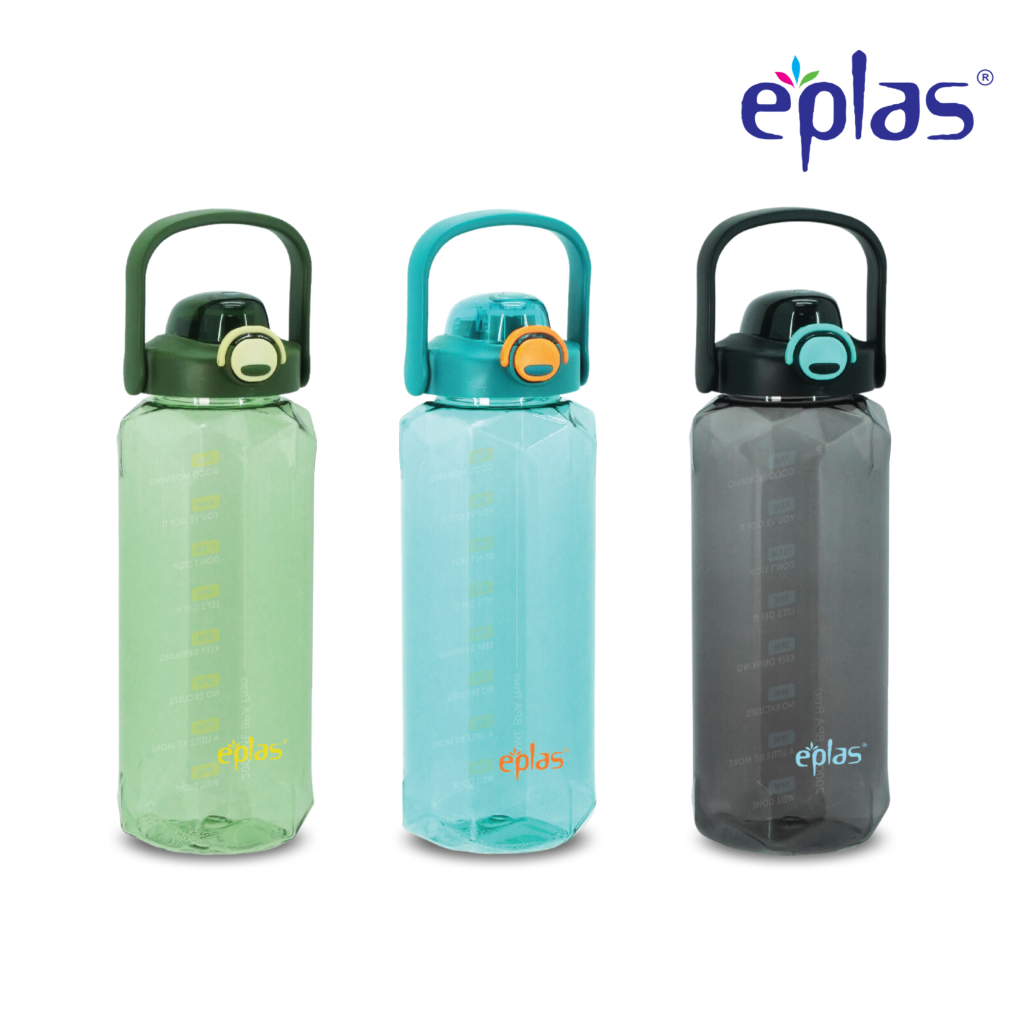 Jual EPLAS Botol Minum 2L Motif Diamond Heavy Duty Bahan Tritan Botol ...