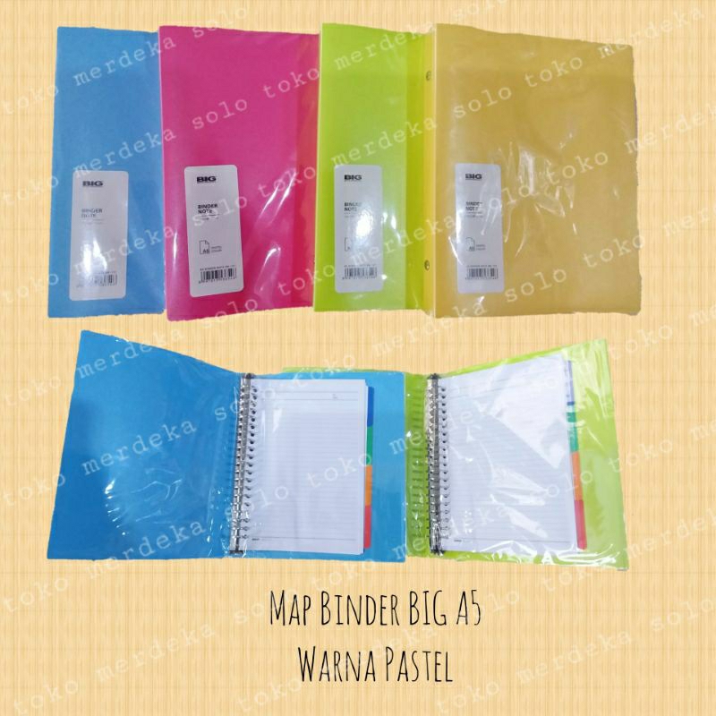 Jual Map Binder BIG A5 Warna Polos | Shopee Indonesia