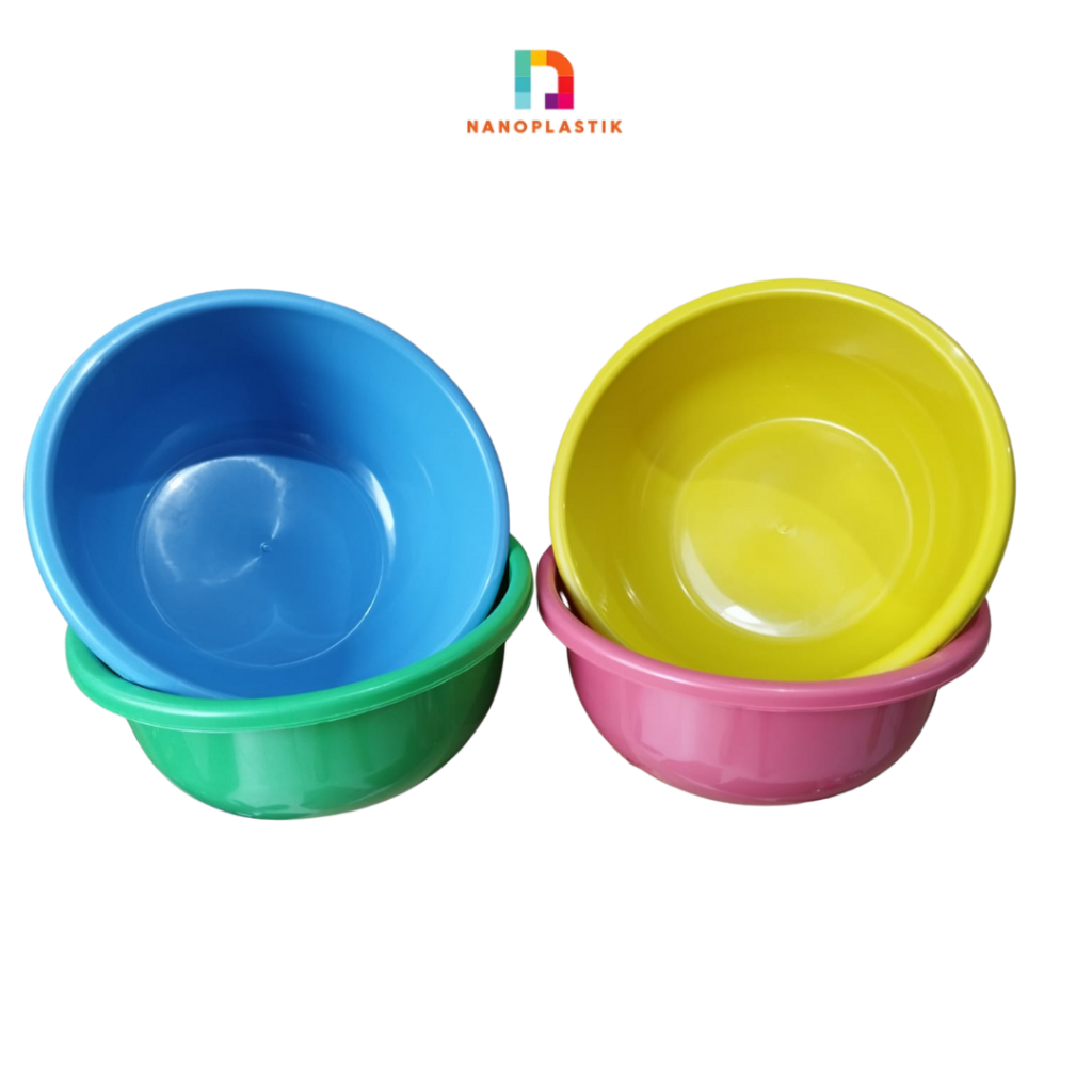 Jual BASKOM JUMBO 20 WARNA WARNI EMBER WADAH PLASTIK TEMPAT ADONAN KUE ...