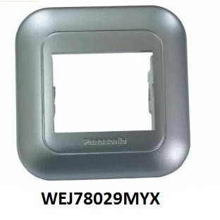 Jual Panasonic WEJ78029MYX Frame Wide Series 1 Gang 2 Device Silver Abu ...