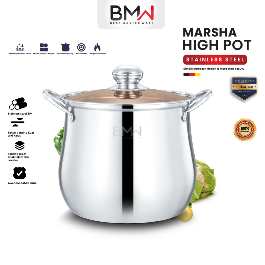 Jual BMW Kitchenware - Panci Aladin Panci Marsha High Pot Panci Tinggi ...