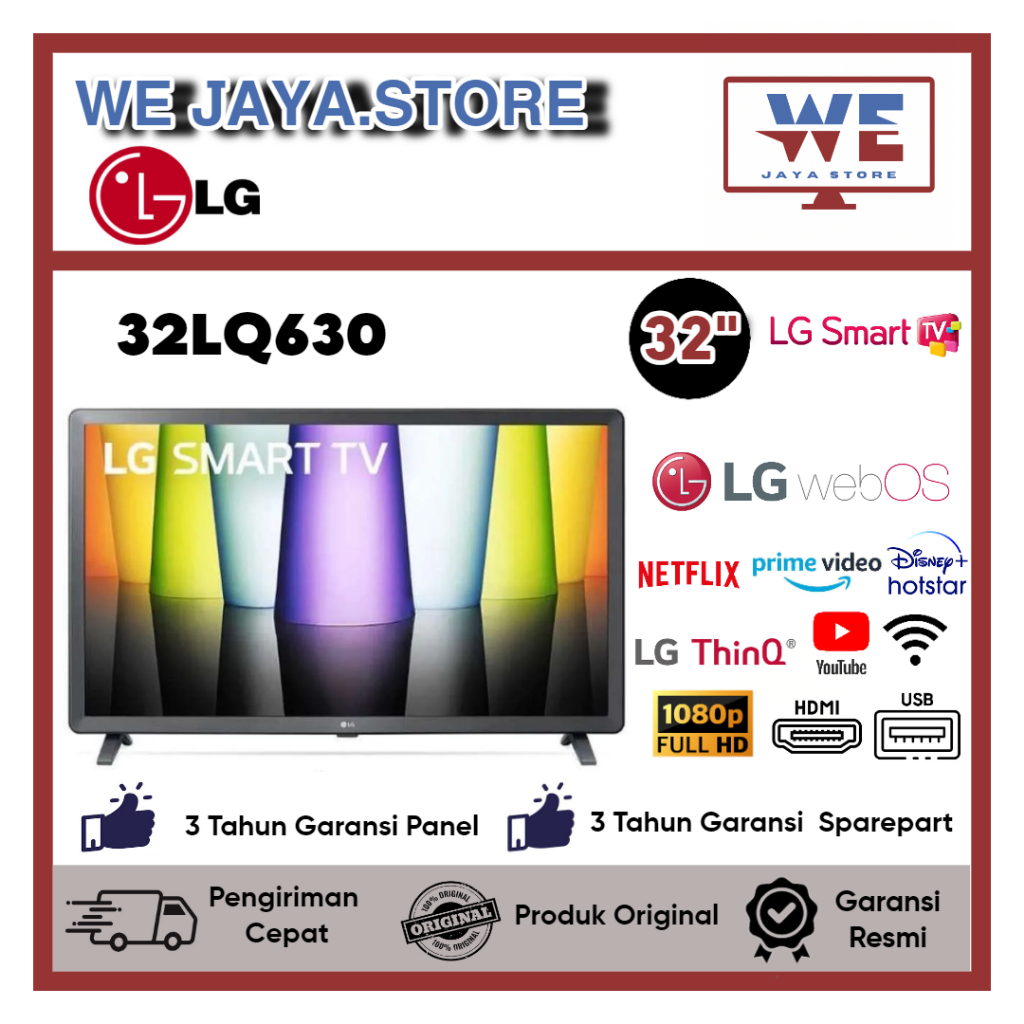 Jual TV LED Smart LG 32LQ630 LED LG 32 Inch Smart TV LG | Shopee Indonesia