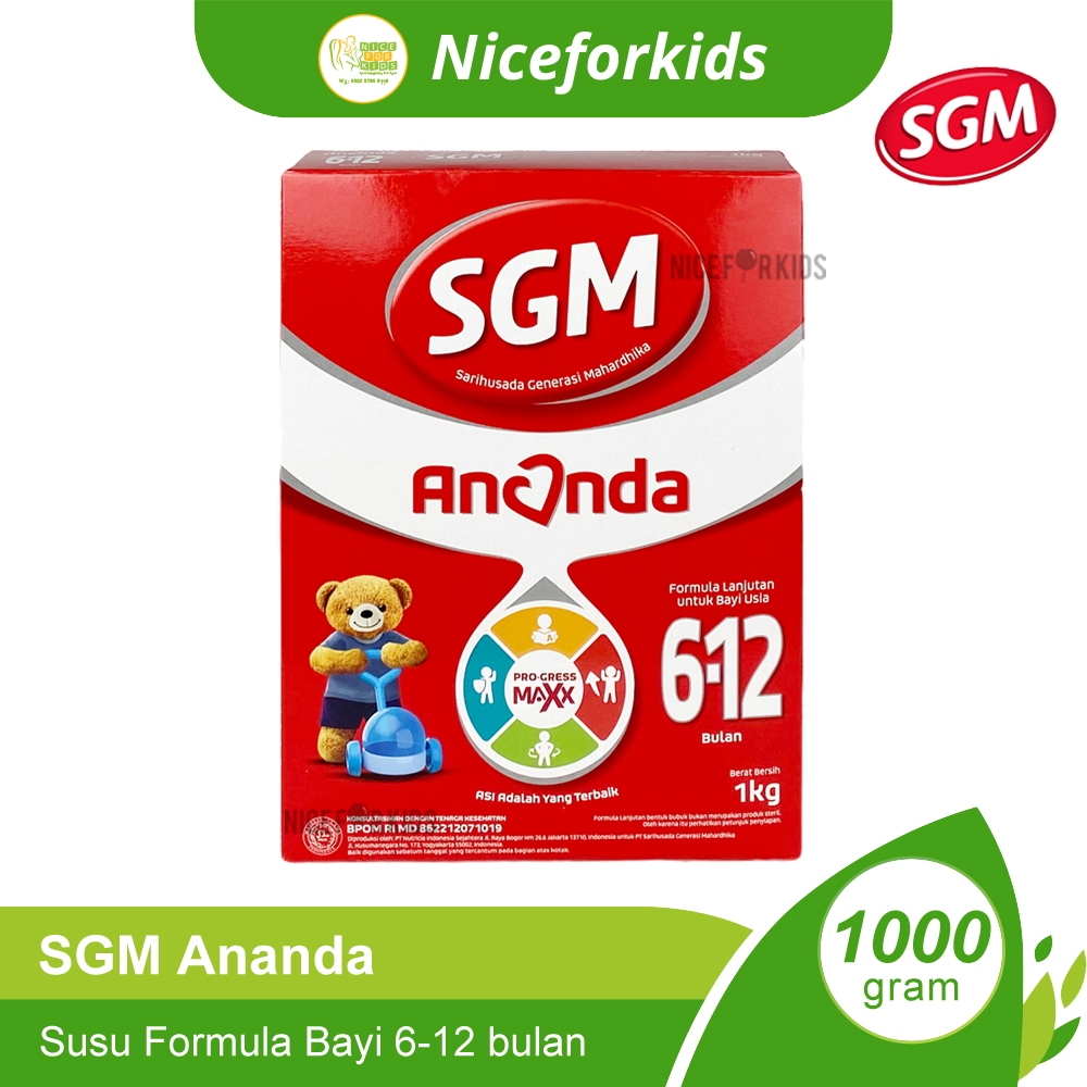 Jual SGM Ananda 0-6 bulan / SGM Ananda 6-12 Bulan SGM Susu Bubuk Formula untuk Bayi | Shopee ...
