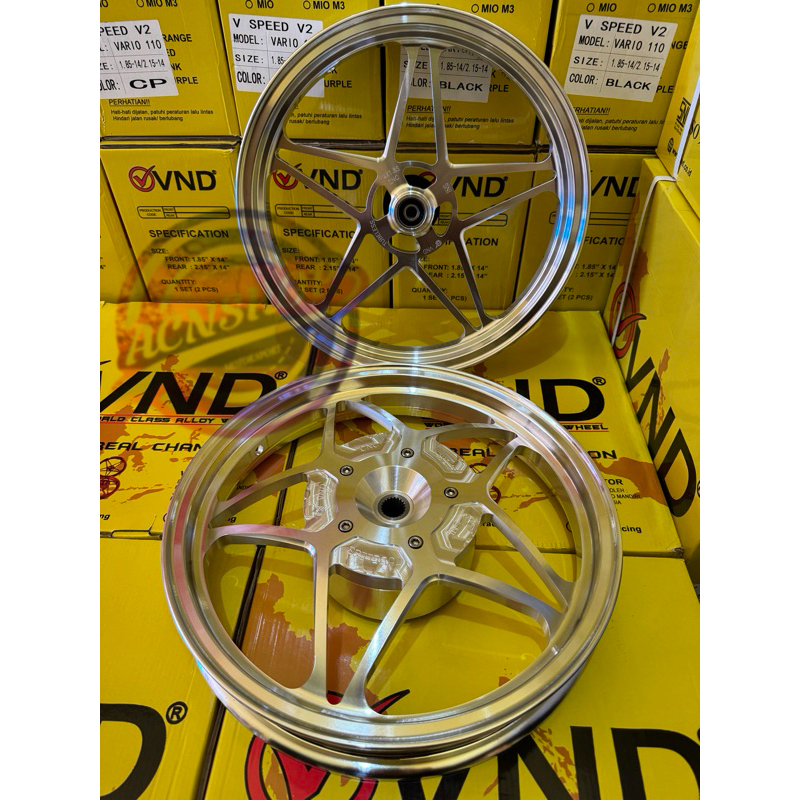 Jual Velg Racing VND V Speed Gen 2 185x14/215x14 - Beat Vario 110 Scoopy Old Spacy Genio ...