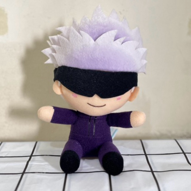 Jual Boneka Plush Official Anime Jujutsu Kaisen Gojo Satoru Original ...
