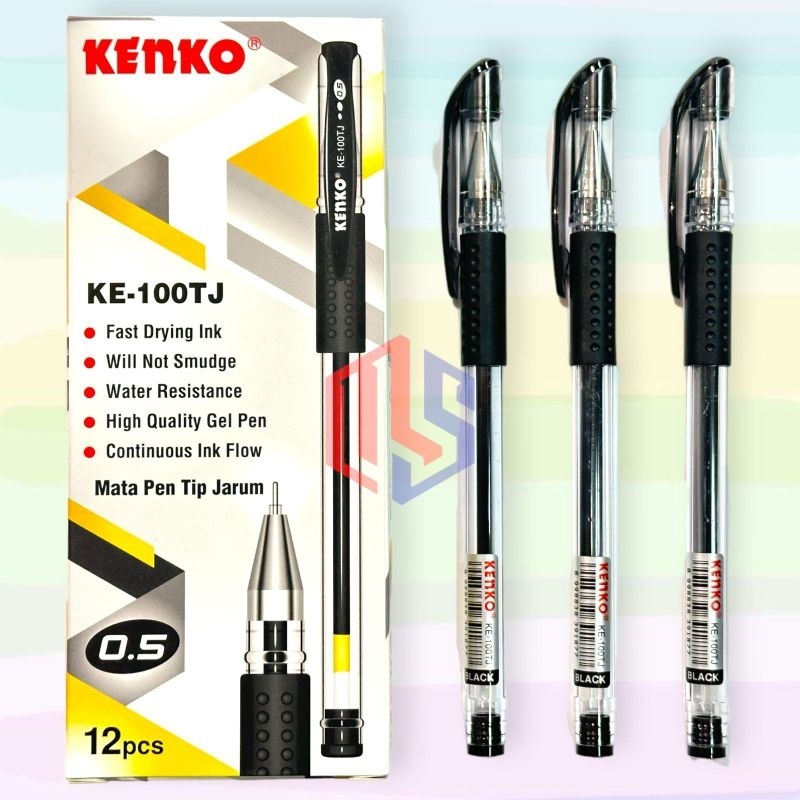 Jual Pulpen / Ballpoint / Pen Gel Kenko KE-100TJ (12pcs) | Shopee Indonesia